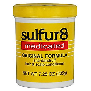 Sulfur 8 Medicated Anti-Dandruff Hair and Scalp Conditioner Original Formula, 7.25 oz