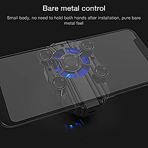 TOTOU Mobile Phone Cooler for Silent Phone Radiator PUBG Controller Handle LED Light Cooling Fan