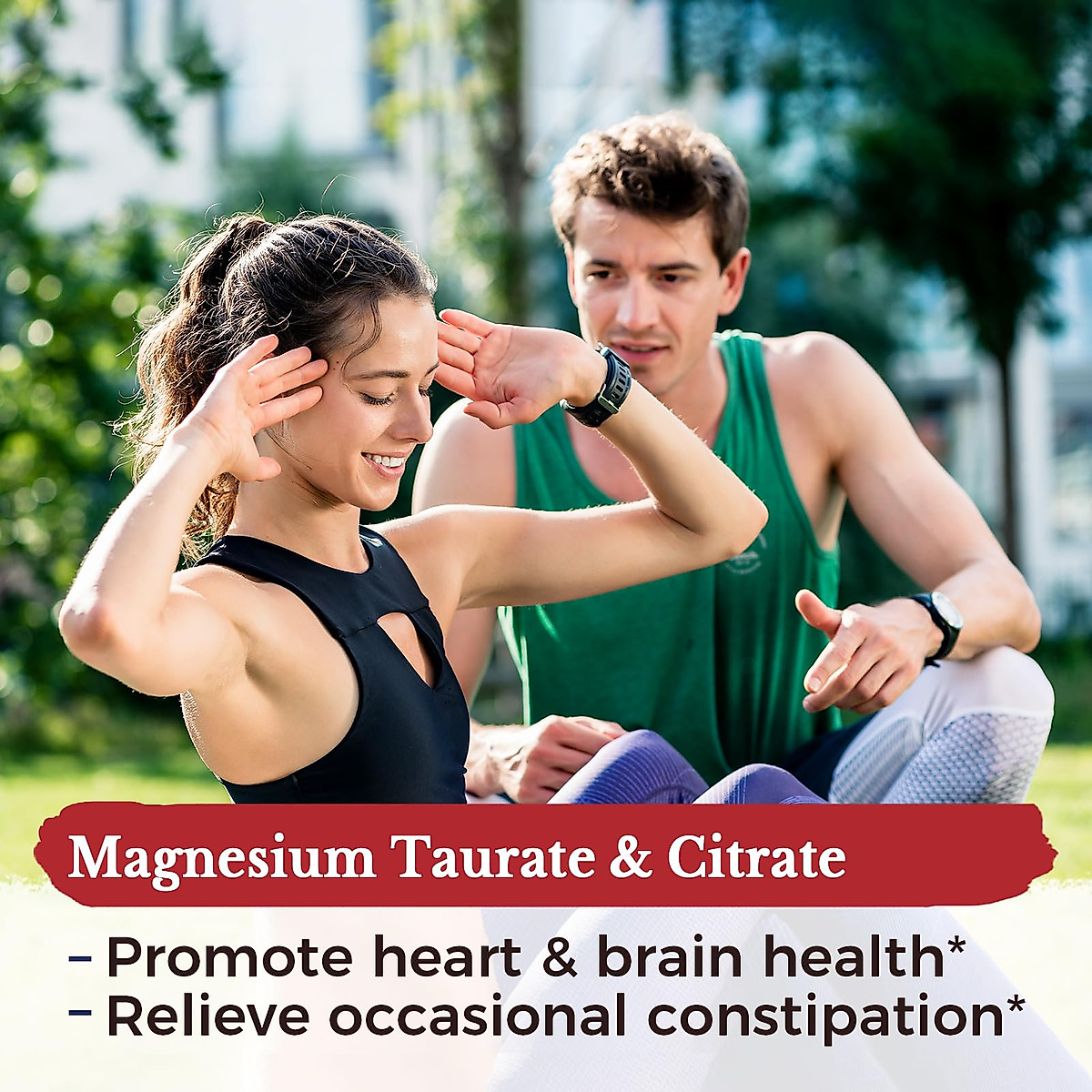 Vitalitown Magnesium Complex Supplement 500mg - Maximized Absorption Chelated Magnesium Glycinate, Malate, Taurate & Citrate - Vegan Non-GMO Magnesium 120 Capsules for Sleep, Muscle, Energy & Heart