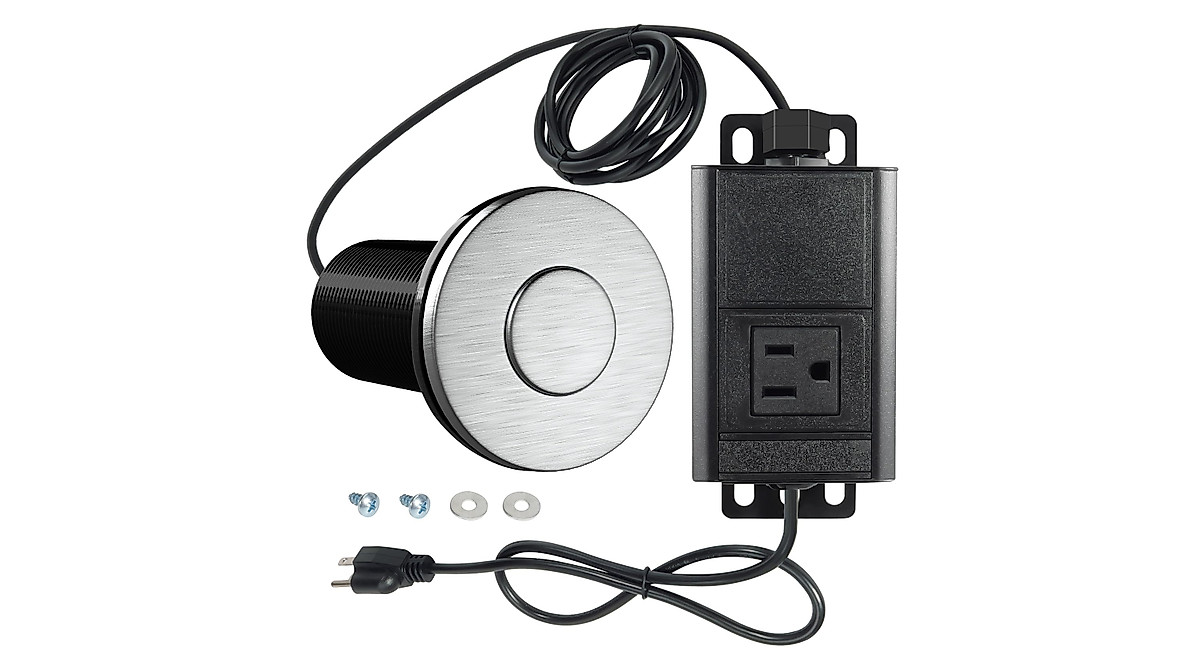 Garbage Disposal Button Air Switch: Sink Top One-Push Button for ...
