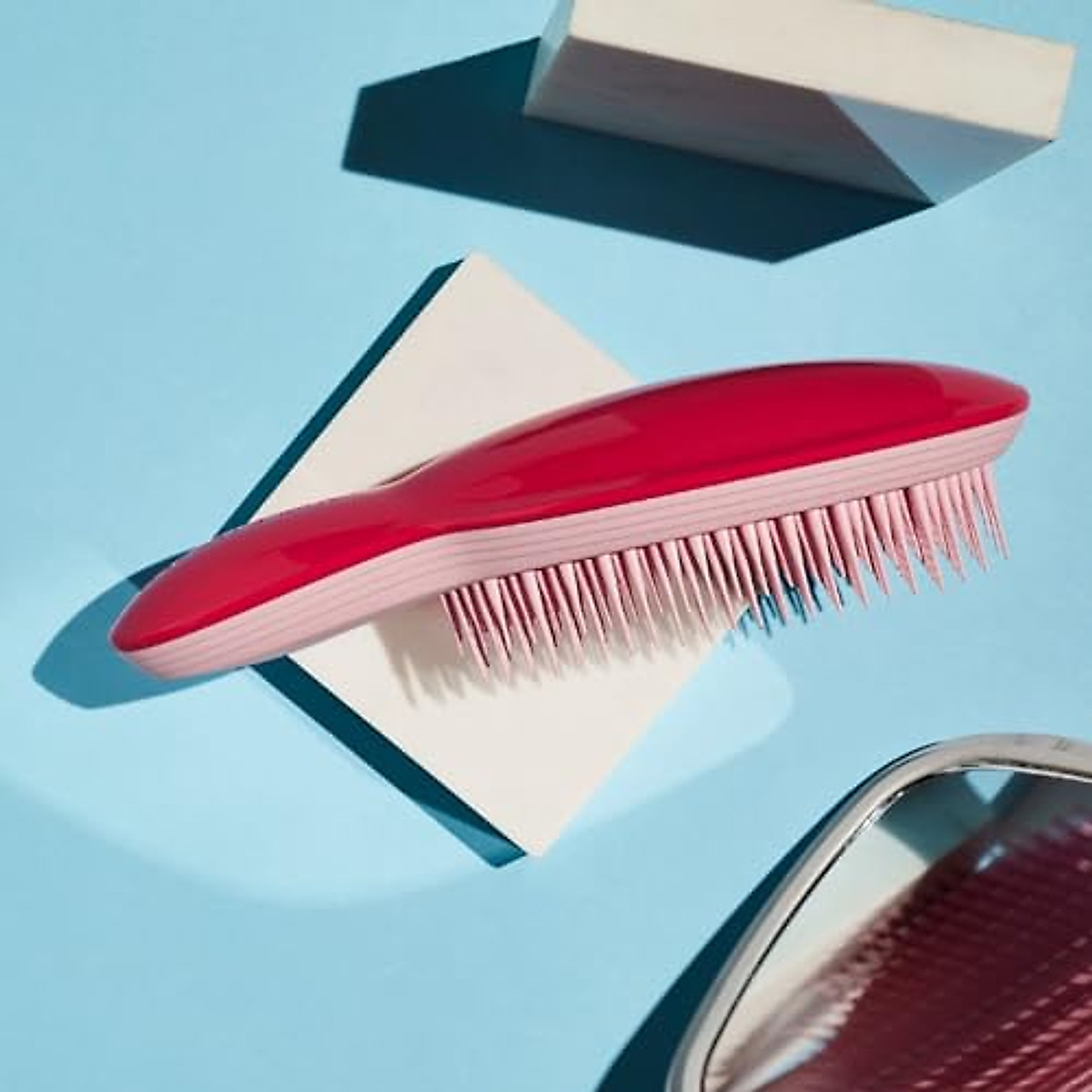 Tangle Teezer Ultimate Finisher Hairbrush, Smooths Strands, Adds Volume & Shine, for All Hair Types, Pink