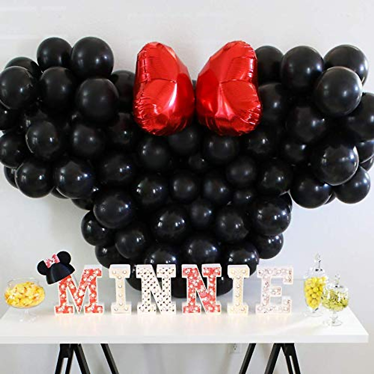 Black Balloons,100-Pack, 12-Inch, Latex Balloons (100)