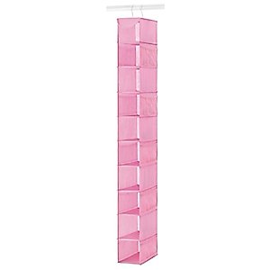 Whitmor Hanging Shoe Shelves, Pink