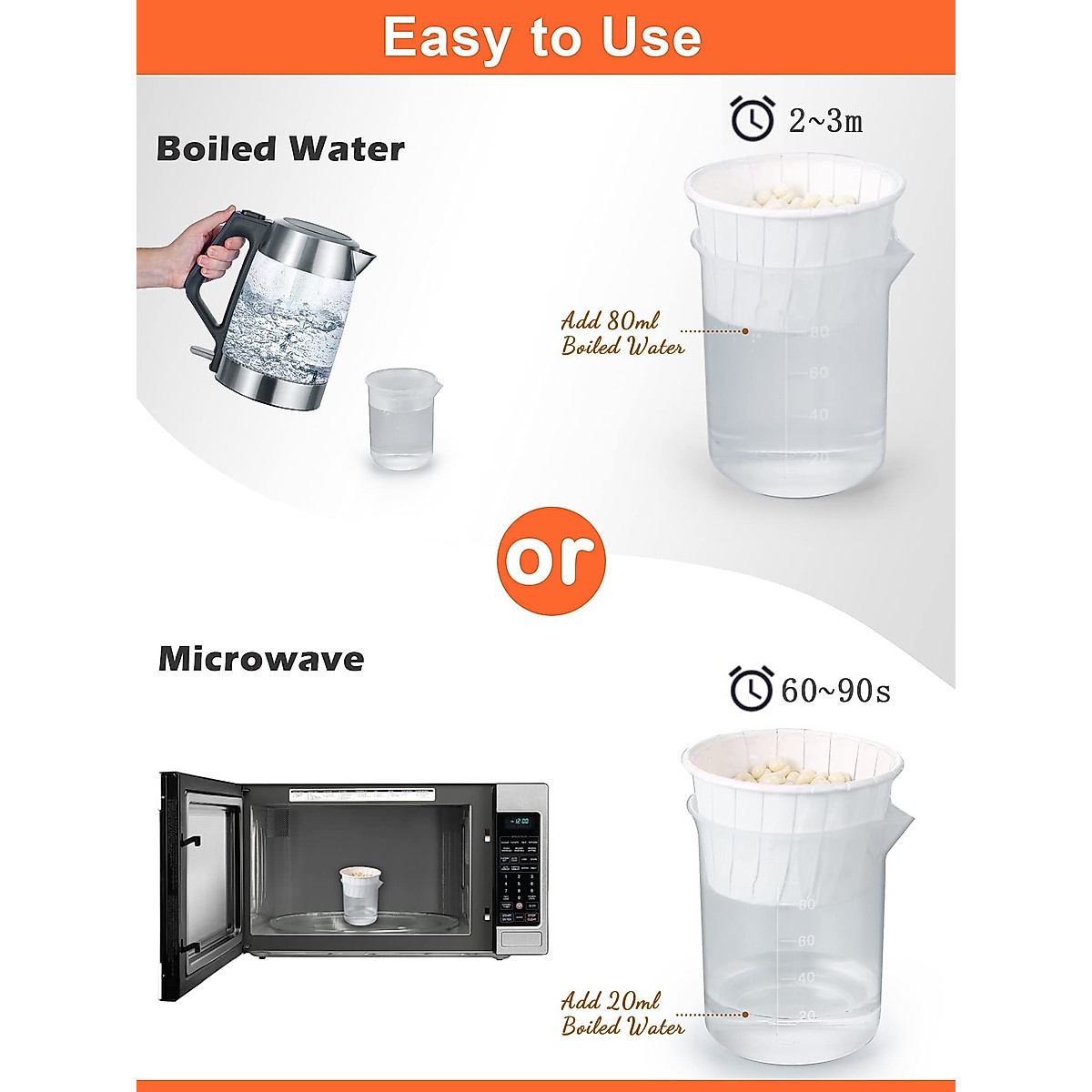 120g Charmonic Nose Hair Waxing Kit with 30 Applicators, Quick and Painless Removal for Men and Women, Enough for 15-20 Uses