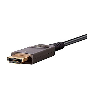 Monoprice Ultra High Speed HDMI Cable - 20 Feet - Black, 8K@120Hz, Dynamic HDR, 48Gbps, Fiber Optic, Earc, AOC, Ycbcr 4: - Slimrun AV Series