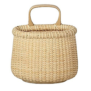 Teng Tian Handmade Weave Hanging Storage Basket/Multipurpose Small Indoor Display Bin Open Storage Bins hang on the wall organizer