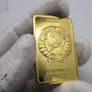 Coin Collection Commemorative Coin Soviet Gold Coin Gold Silver Bar Russian Memorial Coin Collection Coin Alien Gold Piece Currency Eagle GiftCoin Collection Commemorative Coin