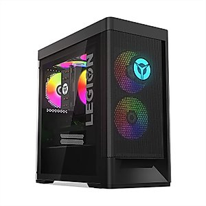 Lenovo Legion Tower T5 Gaming Desktop | Intel Core i7-12700 Processor | 32GB RAM DDR5| 1024GB SSD| 3TB HDD | NVIDIA® GeForce RTX™ 3070 LHR 8GB GDDR6 | Windows 11 Pro | Black | Bundle with Mouse Pad