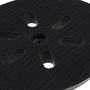 SING F LTD 6 Inch 6 Holes Sanding Disc Pad Backing Sander Hook and Loop Self Adhesive Disc Black Compatible with Bosch GEX 150 GEX 150 AC GEX 150 Turbo Sanders