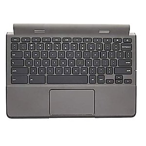 Replacement for Dell Chromebook 11 P22T 3120 Laptop Upper Case Palmrest Keyboard Touchpad Assembly Part RHFXP 0RHFXP 0R36YR R36YR Top Cover