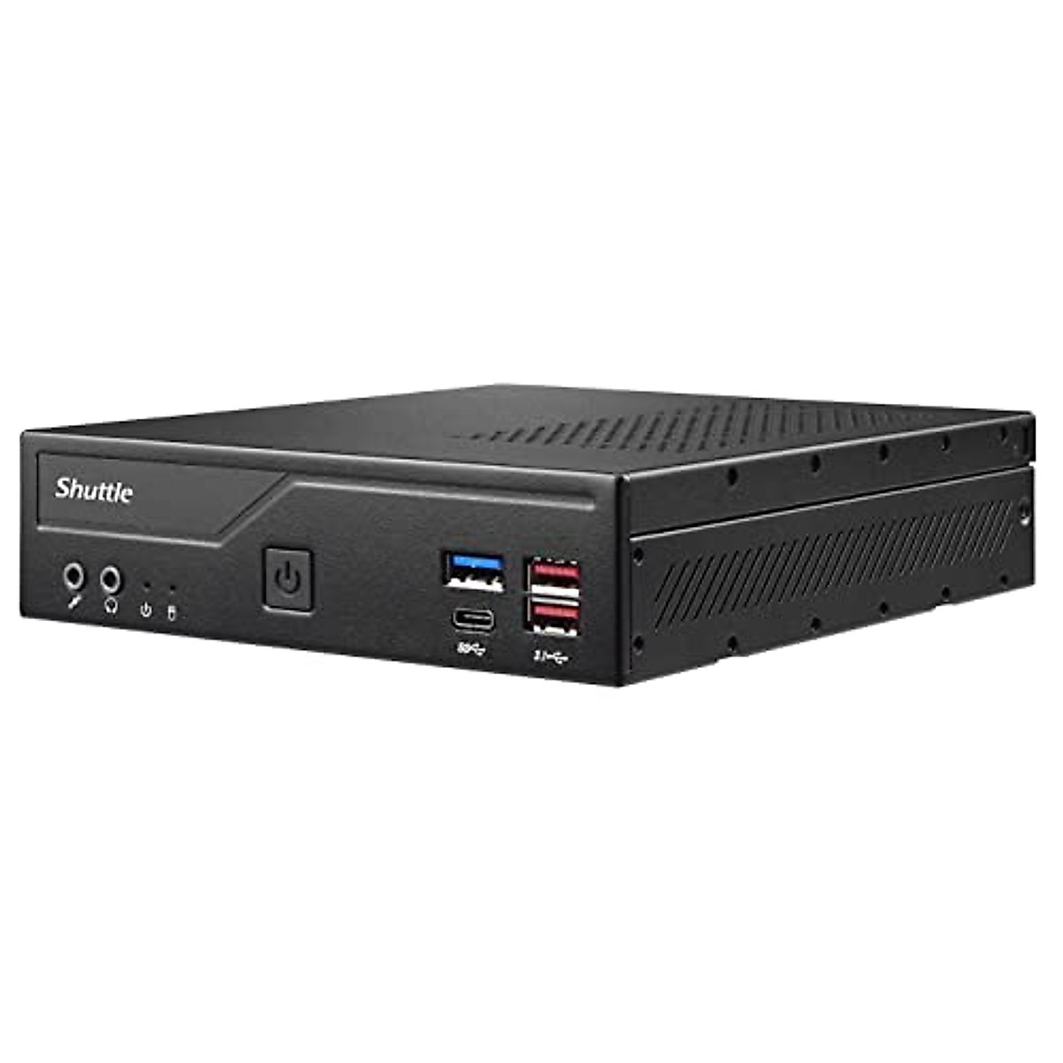 Shuttle XPC Slim DH470C Mini Barebone PC Intel H470 Support 65W Cometlake-s LGA1200 CPU No Ram No HDD/SSD No CPU No OS (Vesa Mount Included) ,Black