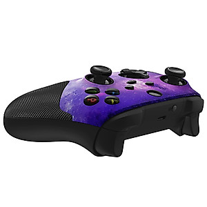eXtremeRate ASR Version Redesigned Shell for Xbox Core Wireless Controller - Performance Rubberized Grip, Anti Sticks Rubbing Rings - Custom Faceplate for Xbox Series X & S Controller - Nebula Galaxy