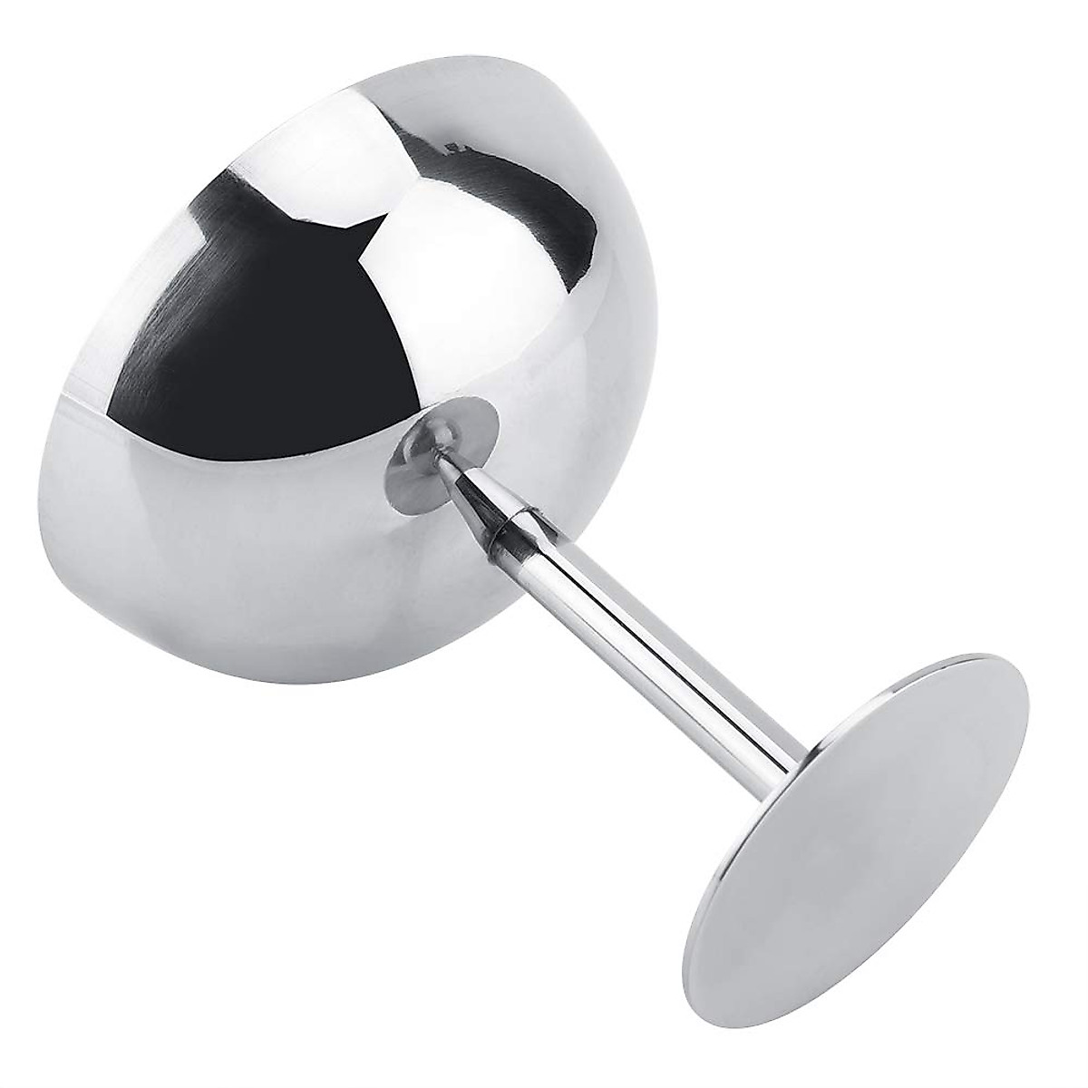 Ice Cream Cups Dessert Dish Stainless Steel Sundae Bowls for Salad Fruit Pudding(Tall)