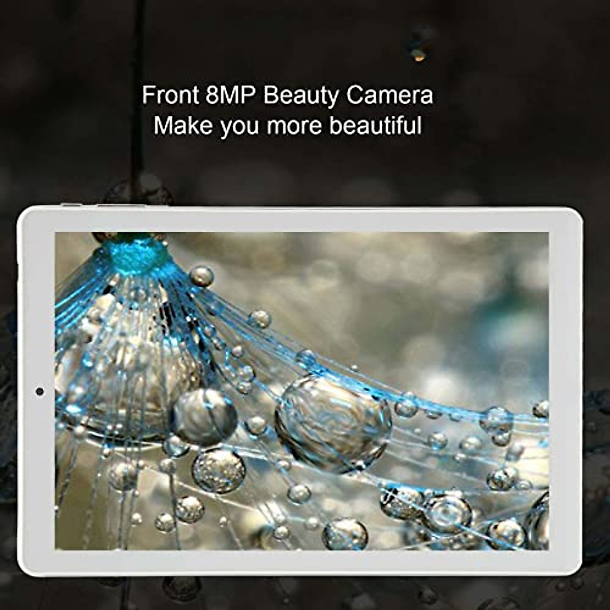 Tablet PC, 10 Inch Silver Tablet 11 3GB RAM 64GB ROM 3G & WiFi 5G Network for Men Daily School (US Plug)