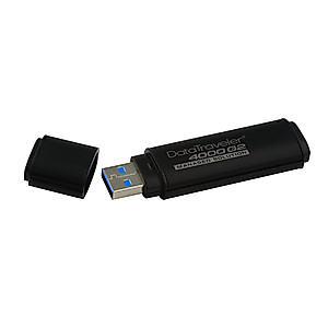 Kingston DataTraveler 4000 G2 Management Ready USB Flash Drive (DT4000G2M-R/4GB),Black