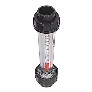 Water Meter, Liquid Meter High Accuracy ABS Plastic Tube Design 0.6‑6mh Water Flowmeter