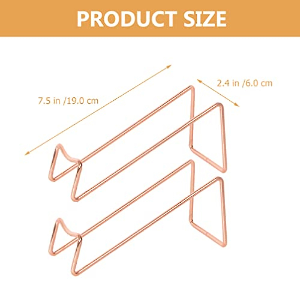 Ipetboom 2pcs Wine Stand Wine Bottle Rack Stand Storage Wine Display Rack Stylish Wine Bottle Organizer Desktop Stand Wine Bottle Display Holder Iron Wire Rack 3l