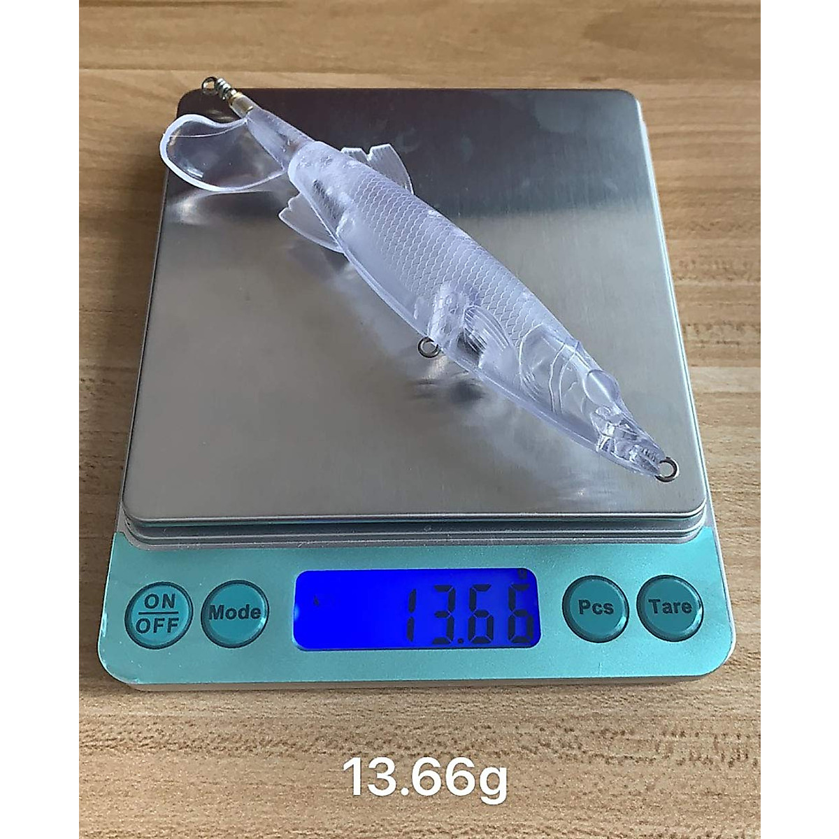 Free Oval Eye 5pcs Unpainted Plopper Bait Fishing Hard Clear Lure Body 130mm 13.6g Blank Lures PL3