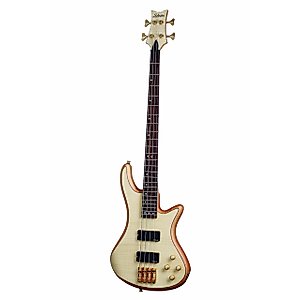 Schecter Stiletto Custom-4 Electric Bass (4 String, Natural Satin)