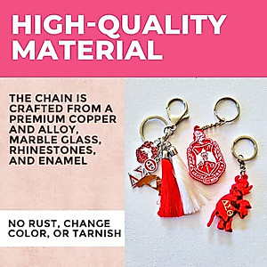 Reflections By Zana Sigma Gamma Rho Poodle Keychain