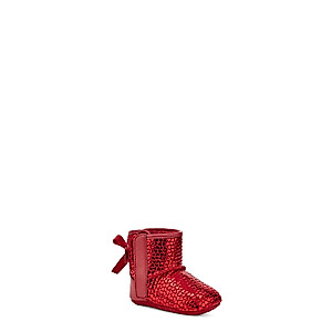 UGG Unisex-Baby Jesse Bow Ii Gel Hearts Boot, Red, 2-3 Infant