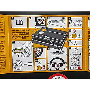 Mopar Tire Service Kit for Temporary Seal of One Tire & Inflator New OEM