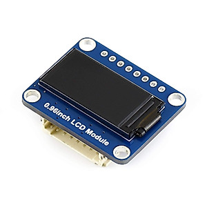 waveshare General 0.96inch LCD Display Module Compatible with Raspberry Pi 4B/ 3B+ 160x80 Resolution IPS Screen with Embedded Controller Communicating via SPI Interface