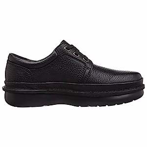 Propét Men's Villager Walker Oxford, Black Grain, 12 XX-Wide