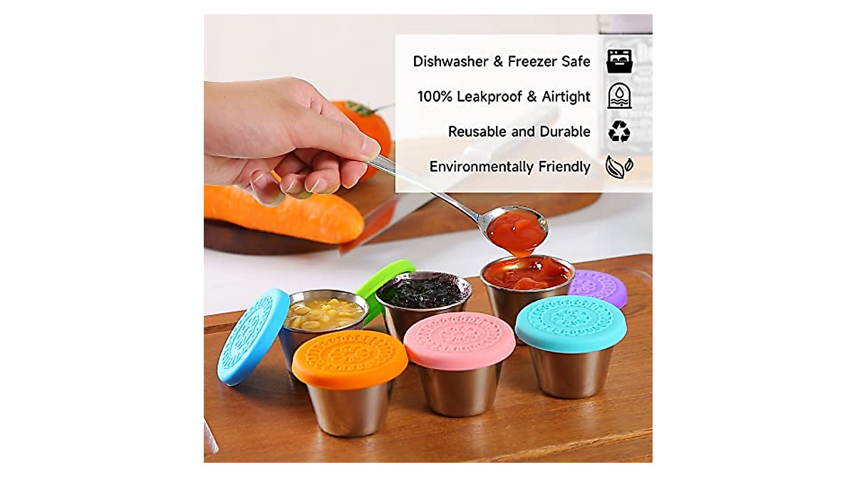 LEGELITE 10 Pack Dressing Containers for On-the-Go