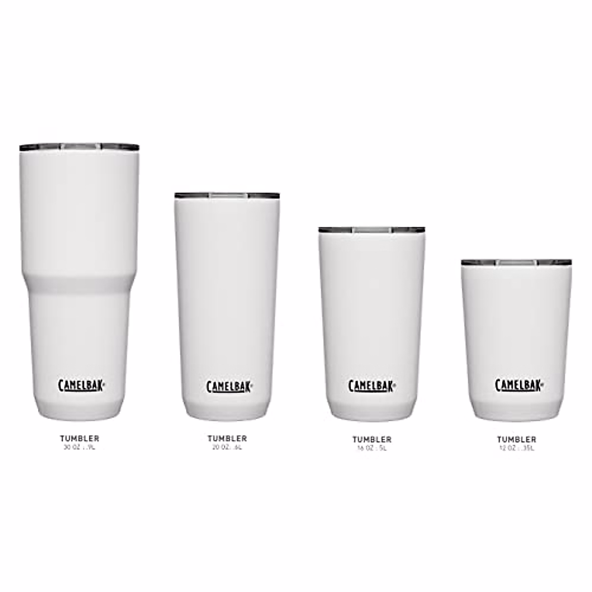 CamelBak Horizon 20oz Tumbler - Insulated Stainless Steel - Tri-Mode Lid - Black