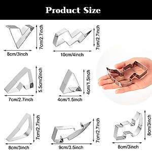 10 Pieces Halloween Pumpkin Carving Kit Stainless Steel Carver Set Pumpkin Carving Stencils Metal Carving Stencils, Simple Safe Carving Tools for Kids & Adults