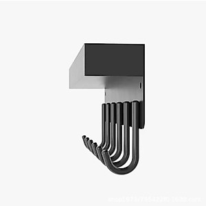 Key Holder Wall Mounted with 6 Hooks, Self Adhesive Metal Key Rack with Mail Organizer Tray, Key Hanger for Entryway Hallway Kitchen Farmhouse Decor