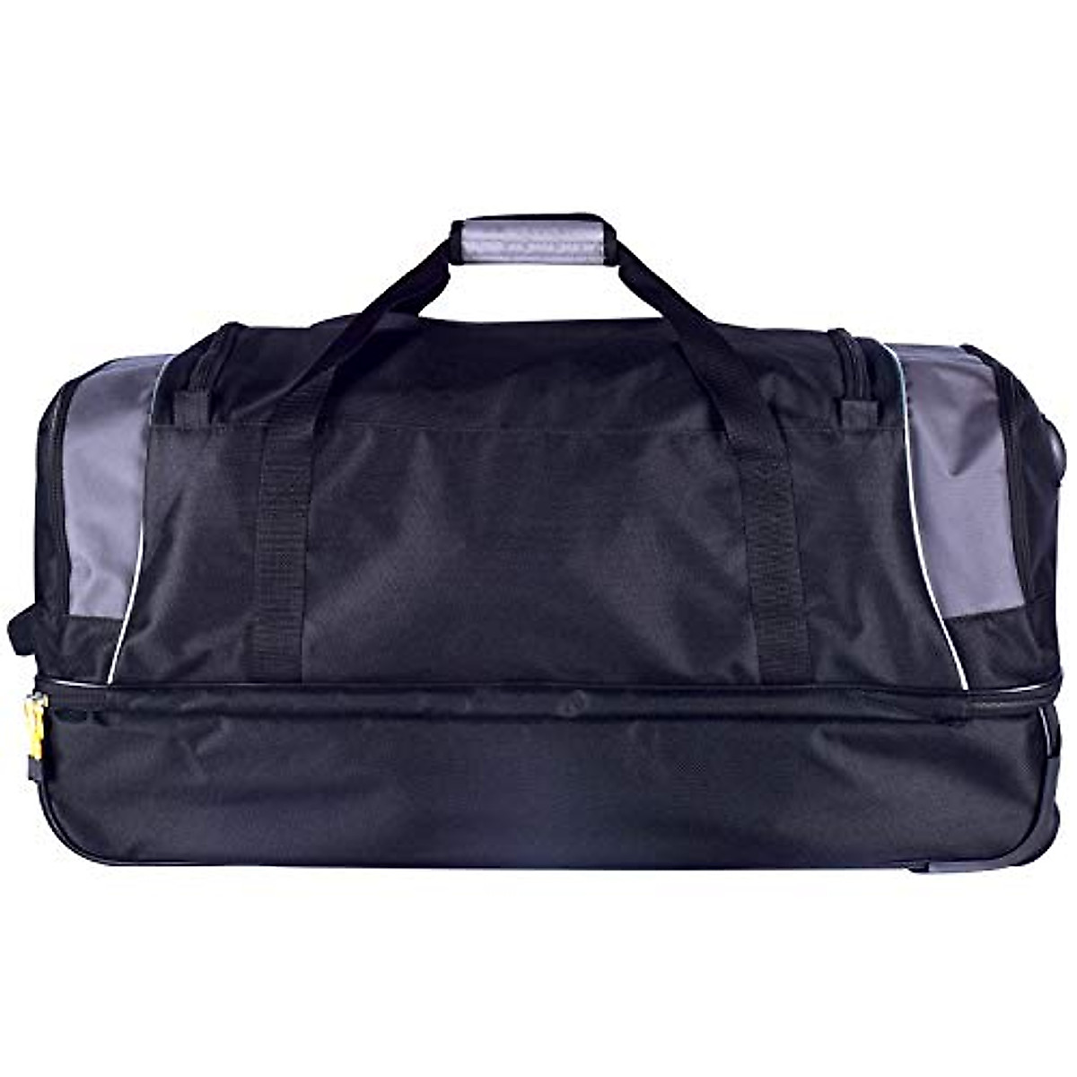 TPRC Sierra Madre II Upright Rolling Duffel Bag, Black/Gray, 30-Inch