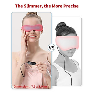 Aroma Season Heated Eye Mask for Dry Eyes, Warm Eye Compress with Flaxseed Grapahene FIR for MGD, Dry Eye Syndrome, Chalazion Blepharitis Stye Eye Treatment, Steam Moist to Unclog Glands (Blue)