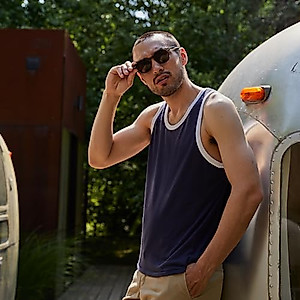 Hanes Men's X-Temp Tank Top 2 Pack, Black, Large