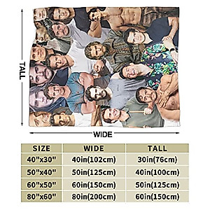 Blanket Henry Cavill Soft and Comfortable Wool Fleece Throw Blankets for Sofa Office car Camping Yoga Travel Home Decoration Cozy Plush Beach Blanket Gift