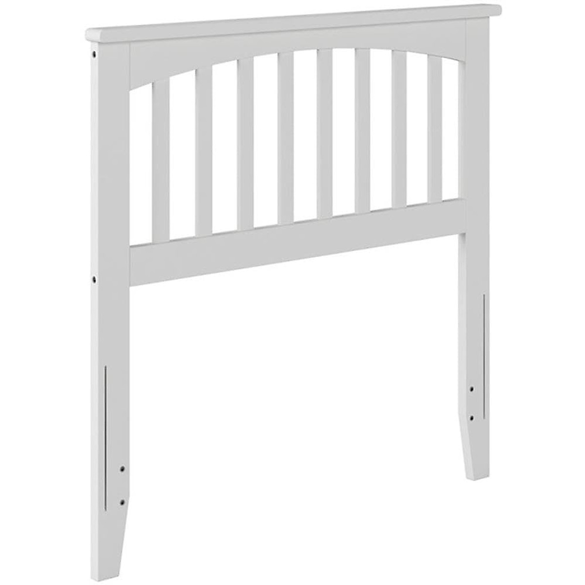 Leo & Lacey Twin Spindle Headboard in White