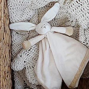 Teddykompaniet Diinglisar Adorable Stuffed Animal Lovely Realistic Bunny Rabbit Comfort Blanket Soft Plush Sleep Toys Birthday Gift for Baby Child Toddler