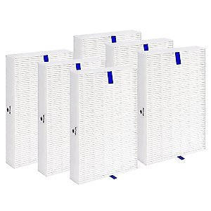 Yiemoge True HEPA Replacement for Honeywell Filter R HPA300 HPA200 HPA100 HPA090 HPA5300, 6 True HEPA Filters Set Compatible with Honeywell Air Purifier (6 HEPA Filters)