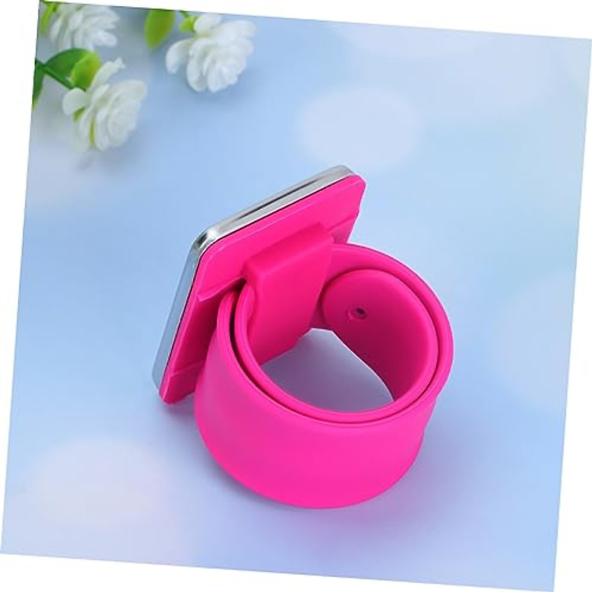 COHEALI Corsage Wristlet Band Styling Hair Clips Watch Bracelet Magnetic Pin Cushion Magnetic Bobby pins Holder pin Cushion Holder Magnetic Iron Bracelet Hair Salon Shop Supplies Cuff Tool
