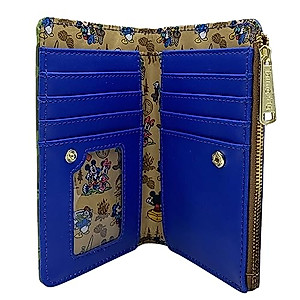 Loungefly Mickey, Minnie, & Friends Camping Scene Flap Wallet
