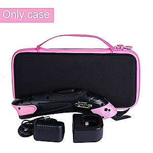 Aenllosi Hard Carrying Case Compatible with Pink Power Electric Fabric Scissors Box Cutter