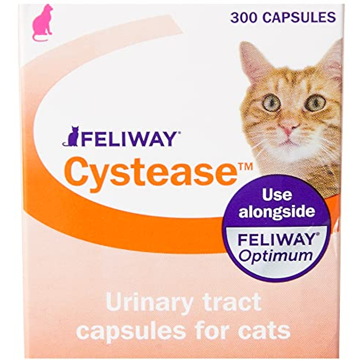 Feliway Cystease Advanced Urinary Tract Support Capsules (Tablets) for Cats (Pot Size: 300 Tablets)