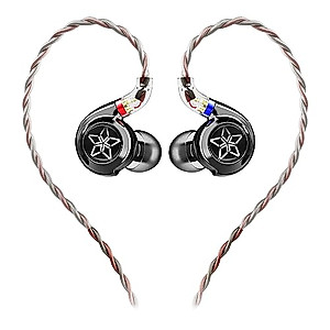 FiiO FH11 HiFi 1DD+1BA Hybrid Driver in-Ear IEM Earphone with Detachable 0.78 2Pin Cable HiFi Stereo Wired Earbuds for Musician/Audiophile