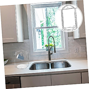 FUNOMOCYA Kitchen Countertop Mug Drying Rack Stylish Cup Holder Stand for Coffee Mugs Teacups and Bottles Space Saving Organizer for Home Kitchen Office and Restaurant Use