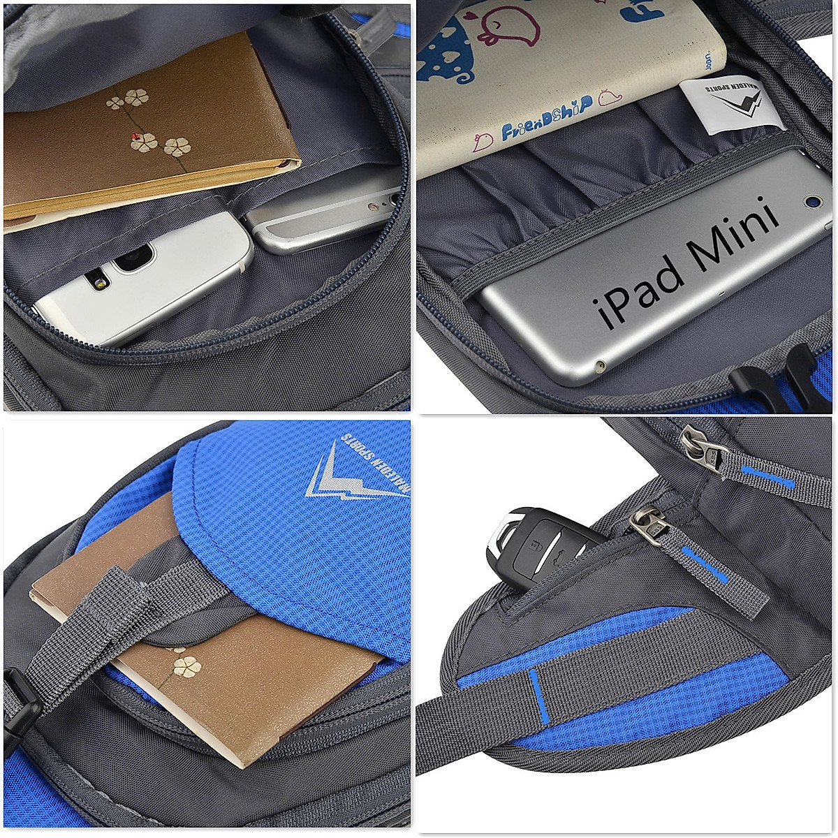 Sling Bag, Shoulder Backpack Chest Pack Causal Crossbody Daypack for Women and Men