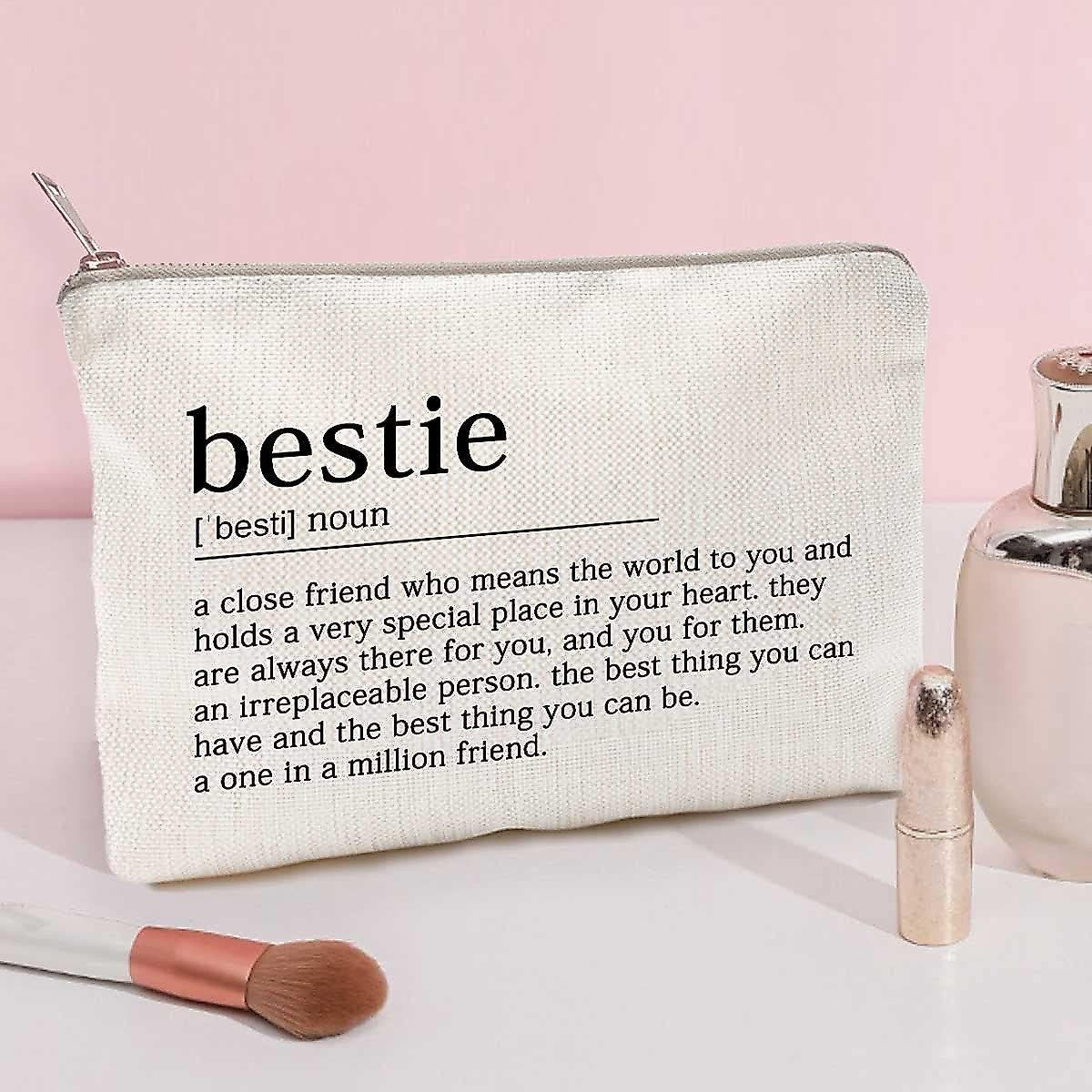 Bestie Definition Makeup Bag Best Friend Gift Work Bestie Friendship Gift Bestie Sister Gifts Sister College Sister Graduation