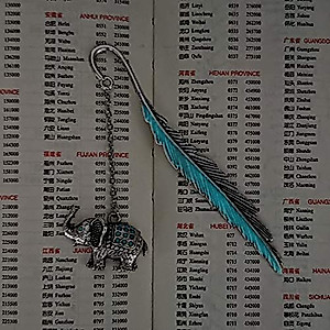 Gzrlyf Elephant Bookmark Luminous Bookmarks Elephant Gifts for Elephant Lovers Book Lover Gifts (Luminous Bookmark)