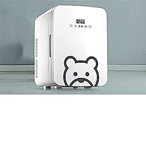 YAARN Small Fridge for Bedroom Refrigerator 10L Refrigerator Mini Small Household Portable Heating and Cooling Box Skin Care Fridge Skincare Fridge