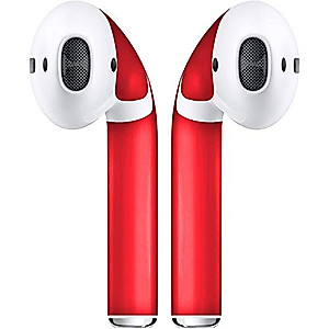 AirPod Skins Protective Wraps - Stylish Covers for Protection & Customization, Compatible with Apple AirPods (Red)